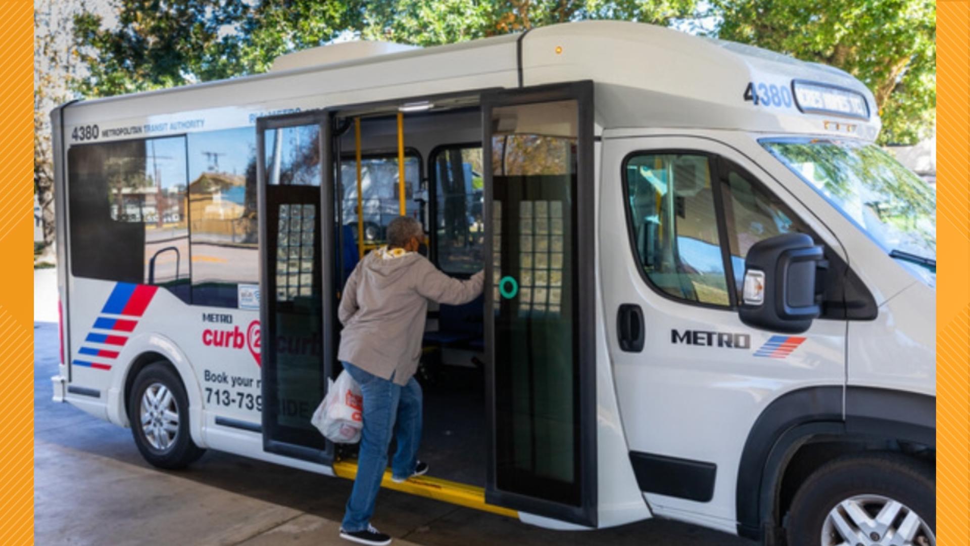 Houston METRO adds curb2curb zones | khou.com