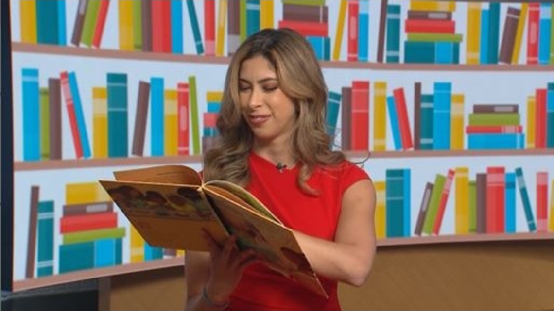 Meteorologist Kim Castro reads 'Josefina's Habichuelas' by Jasminne ...