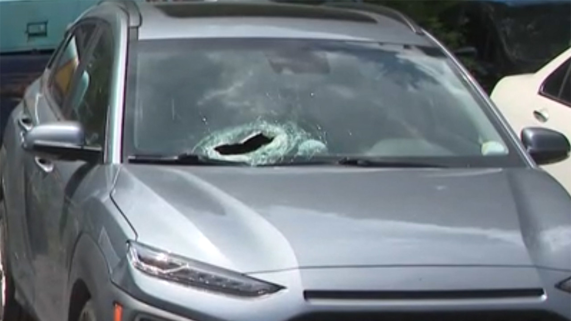 Woman killed when object crashes through windshield in Georgia | khou.com