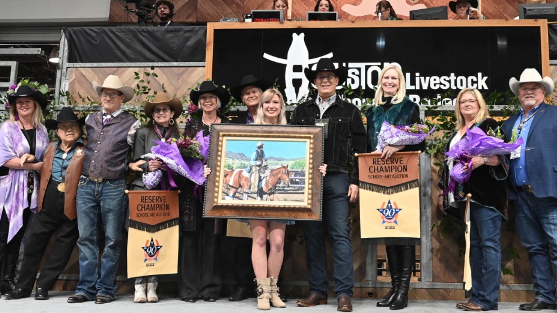 High School rodeo art winners get record-breaking bids | khou.com