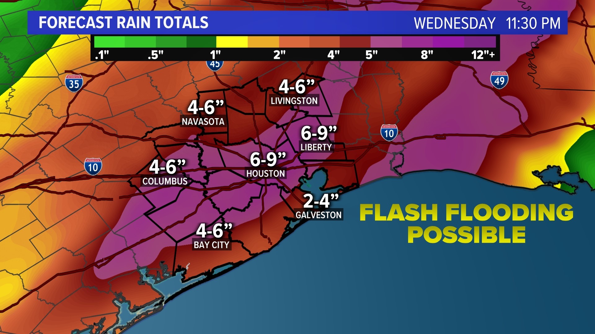 Houston, Texas weather: Heavy rain expected daily next week | khou.com