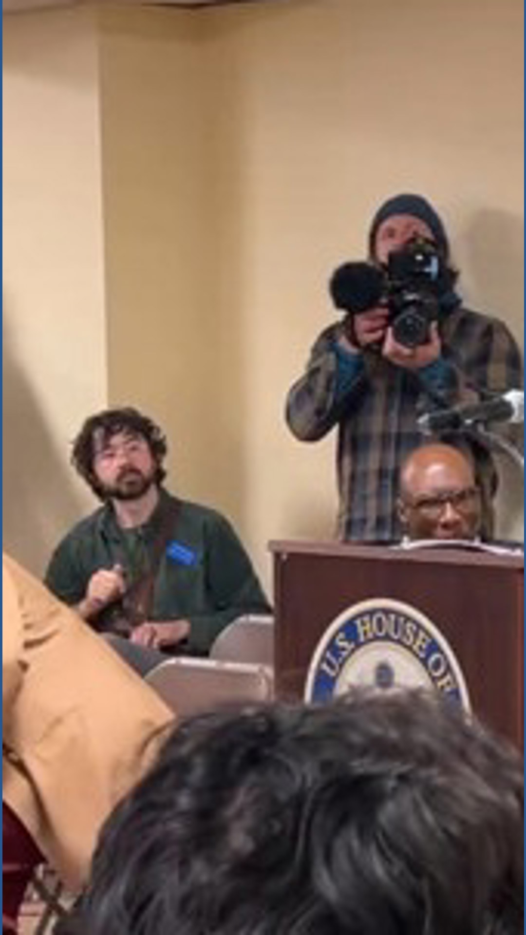 Rep. Ilhan Omar of Minnesota is charged at by audience member in town ...