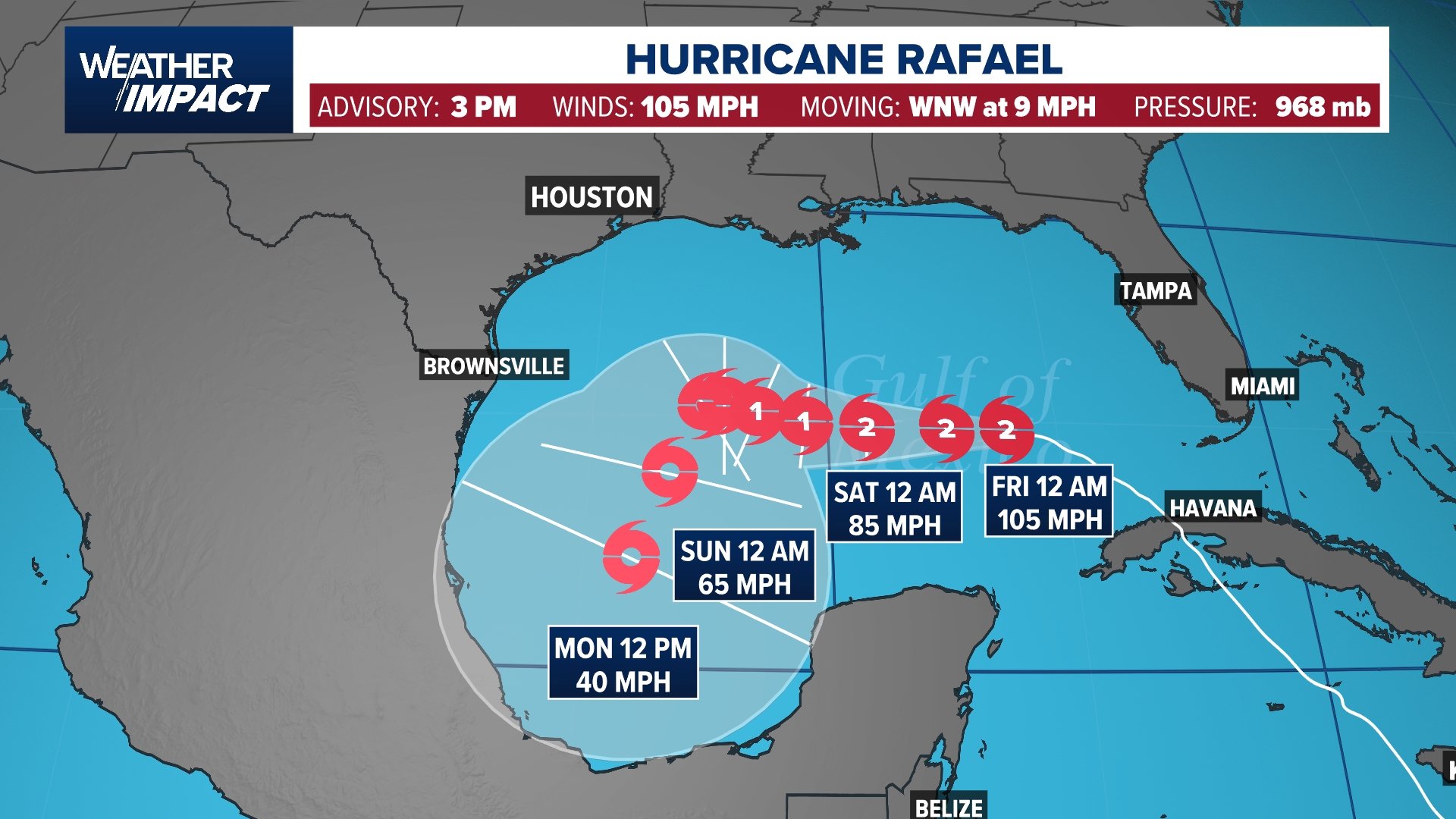 Hurricane Rafael: What impacts will Texas feel? | khou.com
