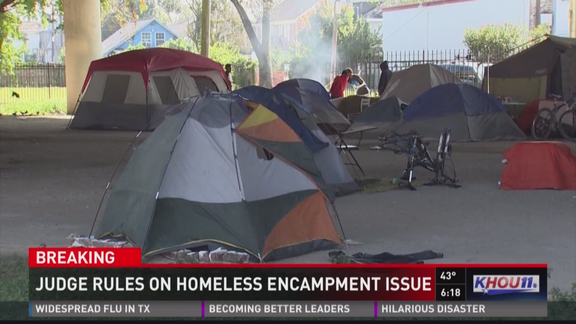 Judge rules on Houston's homeless encampment issue | khou.com