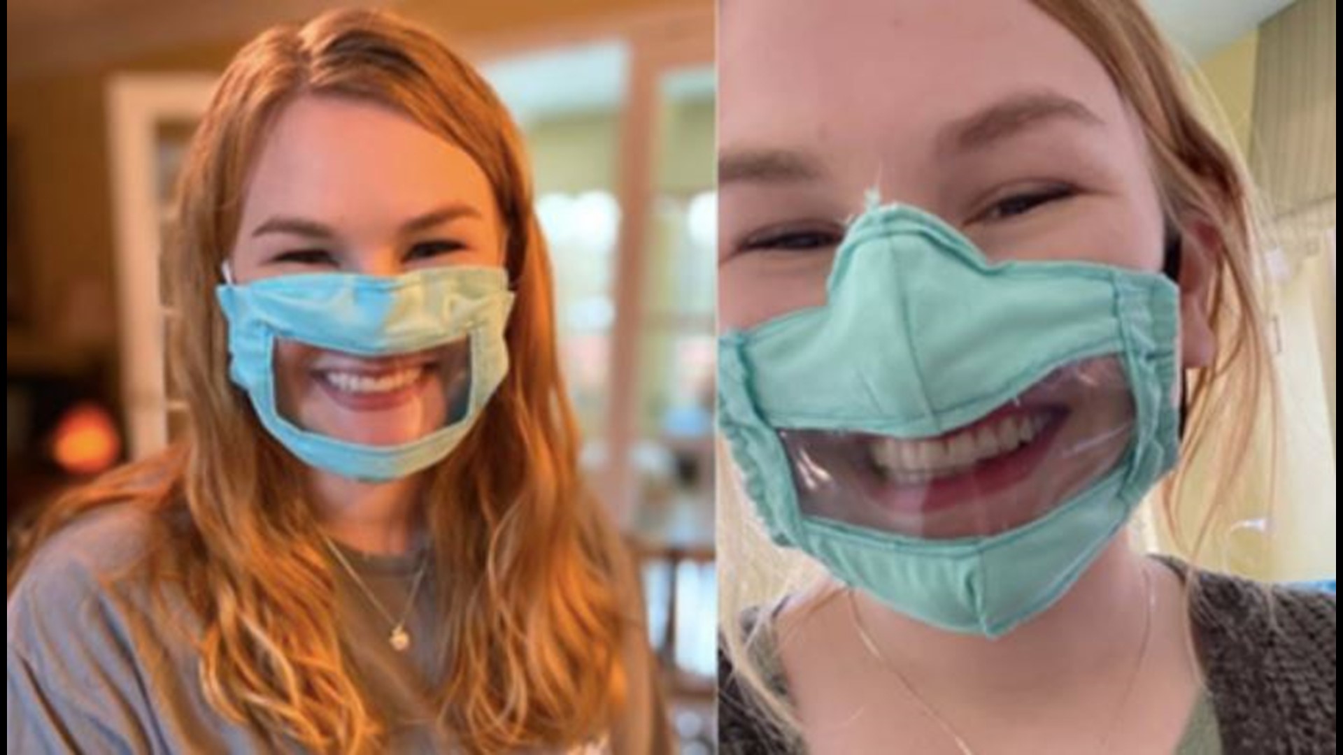 College student sews face masks designed for the deaf | khou.com