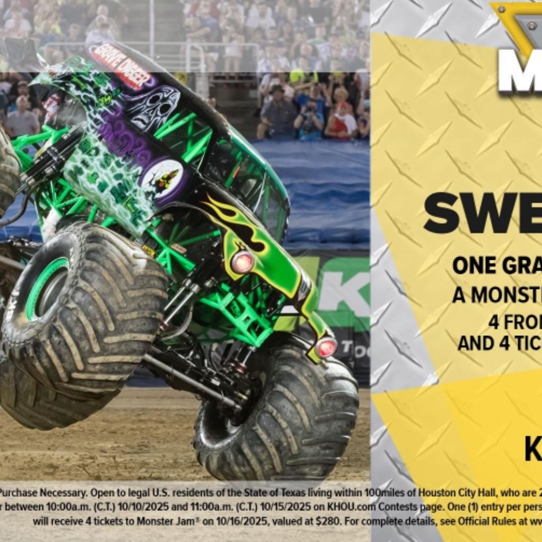 Register to win a Monster Jam Pit Party Package! | khou.com