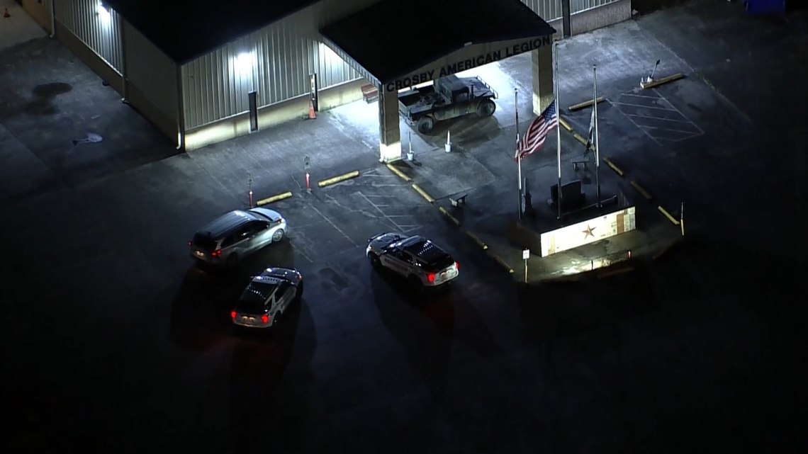 HCSO: Man shot after wielding stick at American Legion hall | khou.com