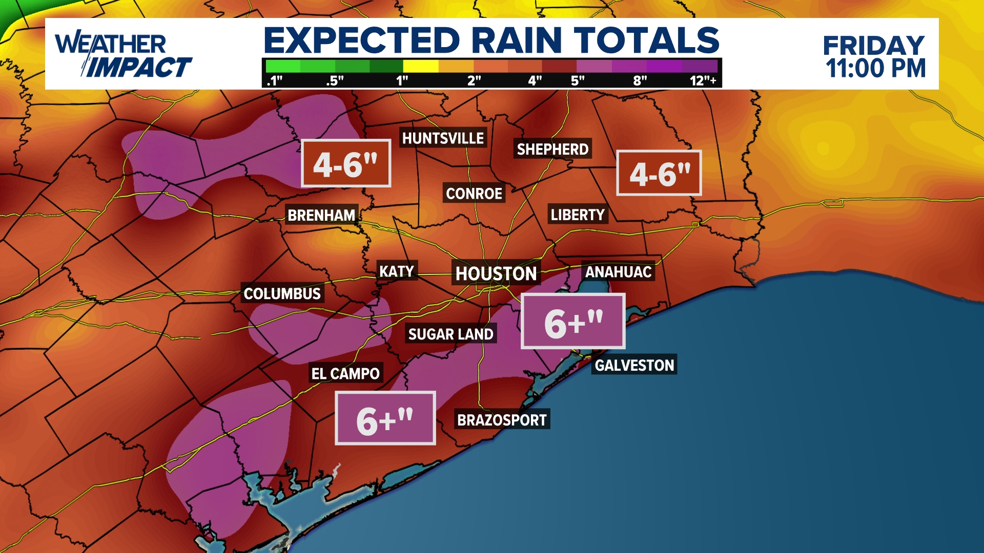 Houston weather: Weather Impact Alert issued for Friday, July 12 | khou.com