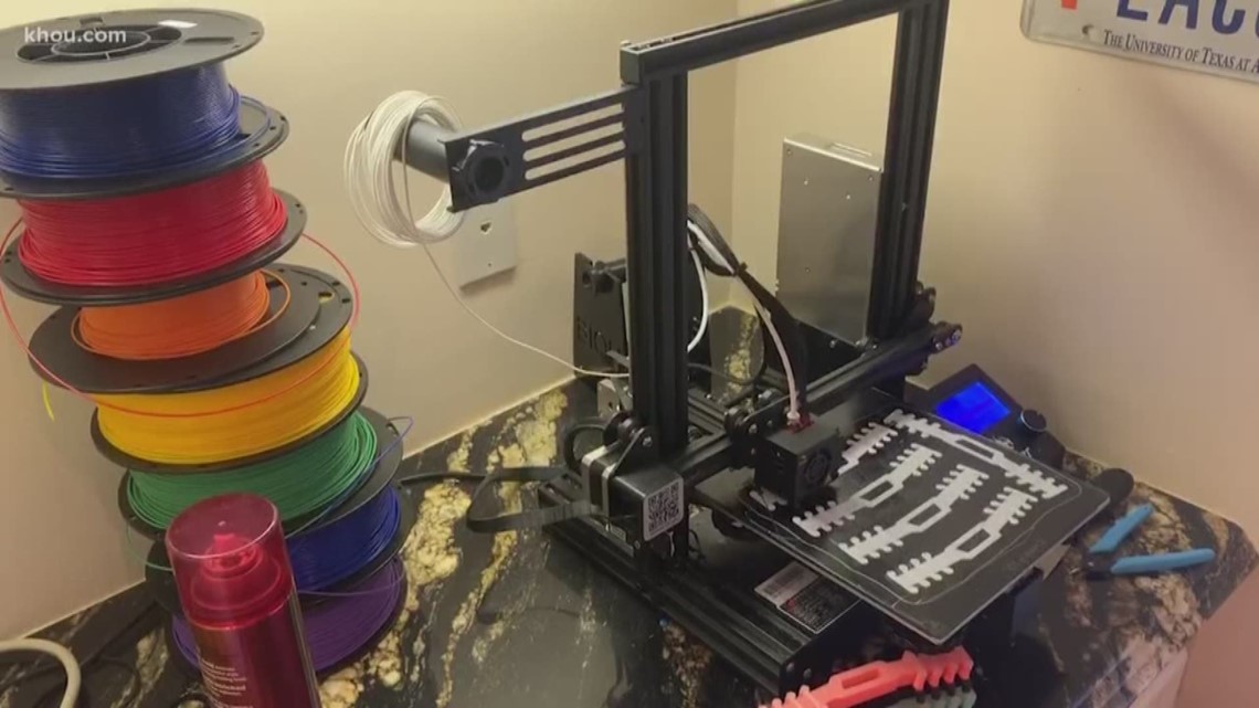 Coronavirus: Houston man uses 3D printer to help medical workers | khou.com