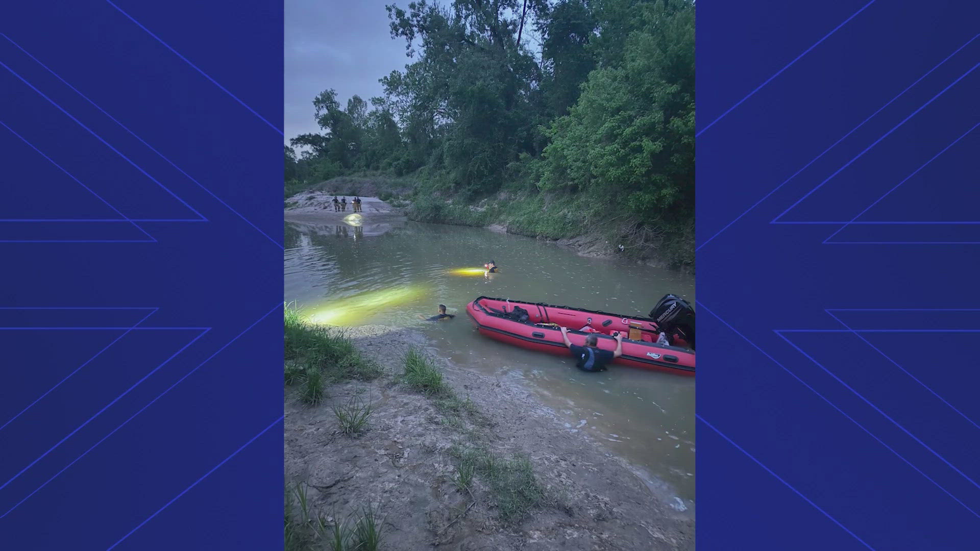 Houston-area child drowns after jumping into creek to catch fish | khou.com