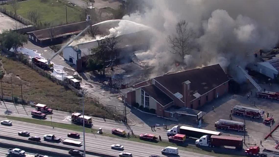 Houston Mayor John Whitmire speaks on fire that burned at church ...