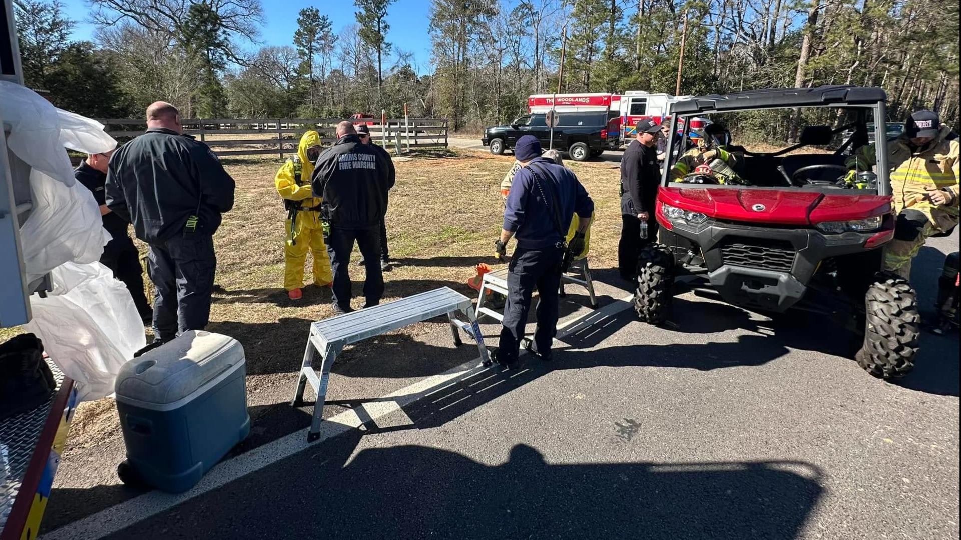 Hazmat spill shuts down FM 1725 at FM 3081 in San Jacinto County, TxDOT ...