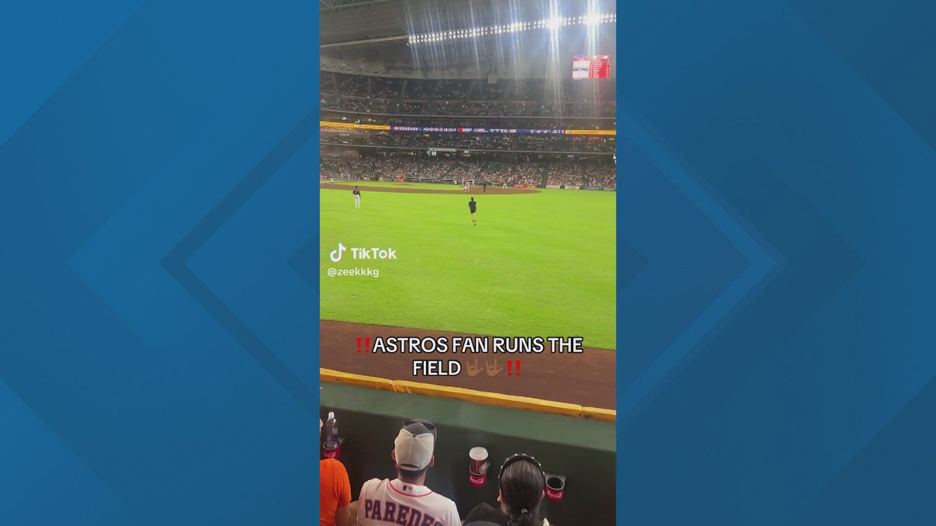 Fan rushes field during Astros game before being tackled by security ...