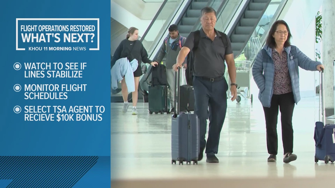 FAA lifts flight restrictions — what Houston travelers should expect ...