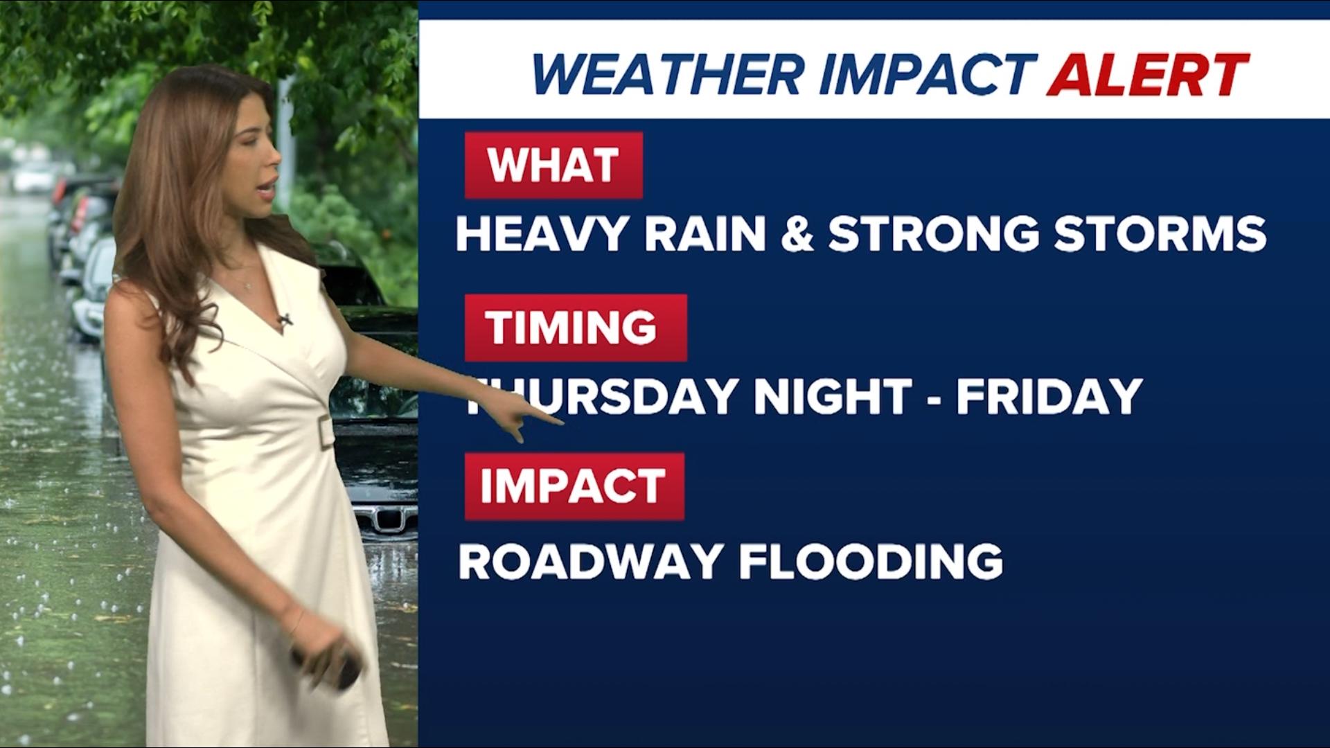 KHOU 11+ Weather Impact: Chance for disruptive storms late this week | khou.com