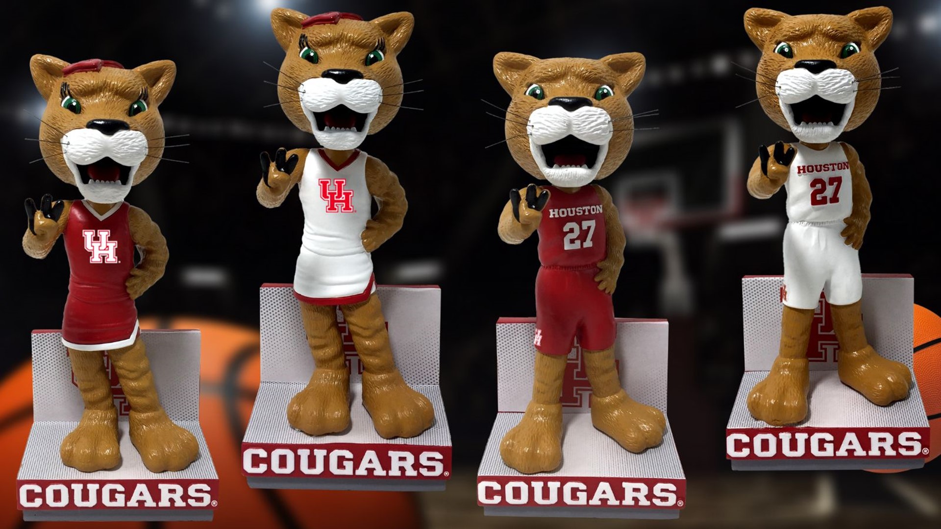 Houston Cougars bobbleheads go on sale featuring mascots | khou.com
