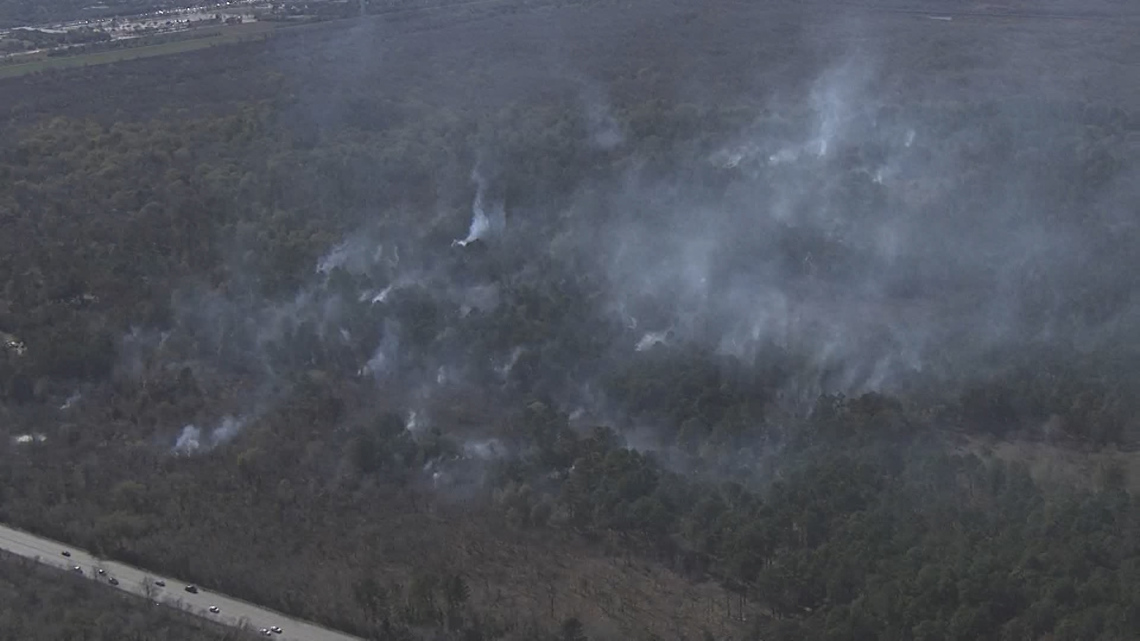 Houston firefighters reach 99% containment on Addicks Reservoir fire ...