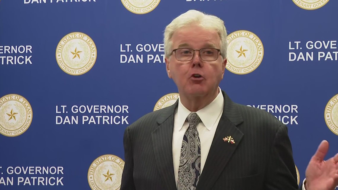 Texas Lt. Gov. Dan Patrick spoke of property tax while in Houston ...