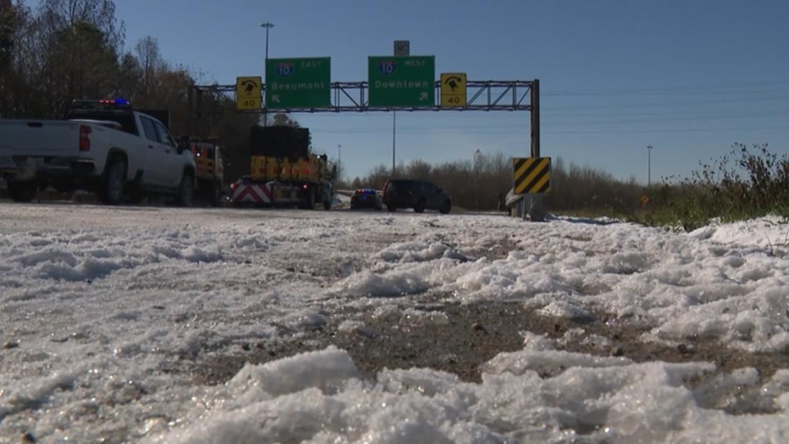 Houston snow, sleet, ice: Live updates on road conditions and power ...
