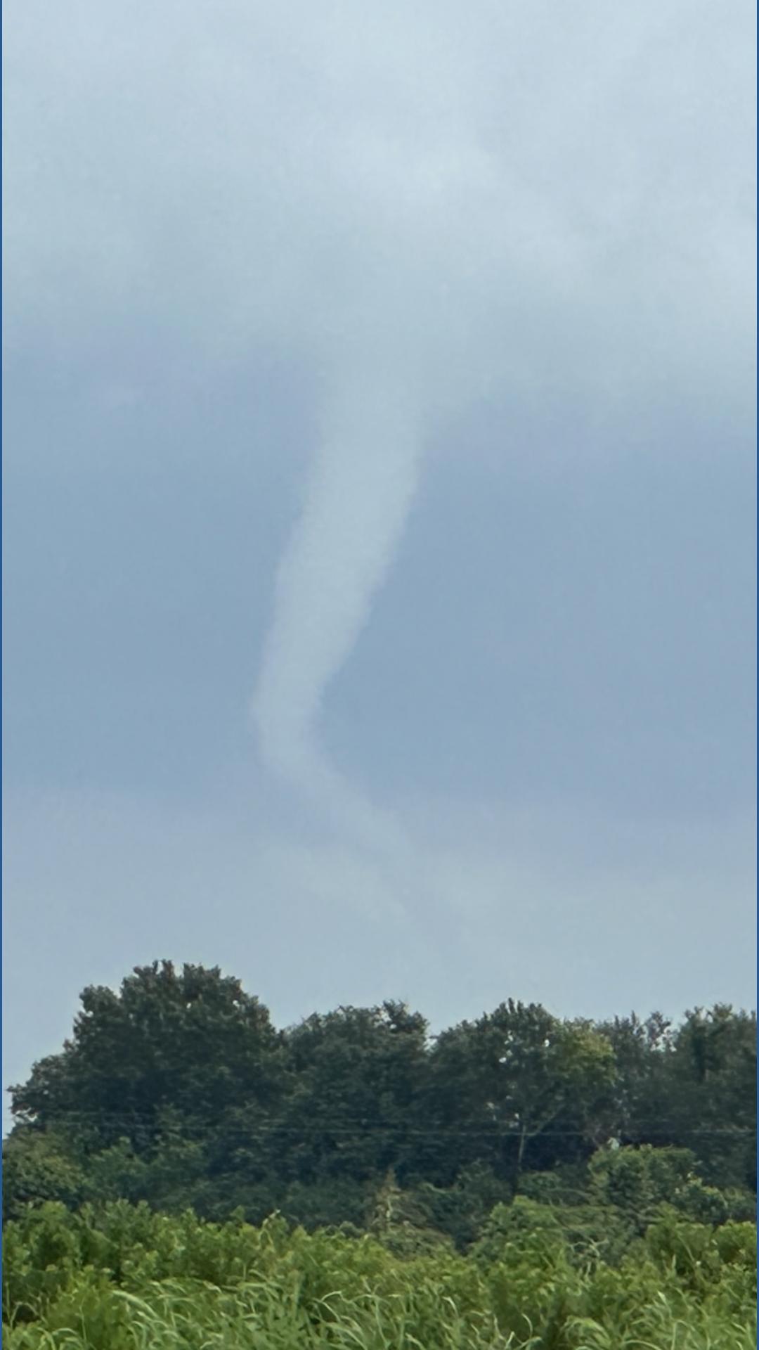 Funnel cloud spotted in Brazoria County on June 10, 2025 | khou.com