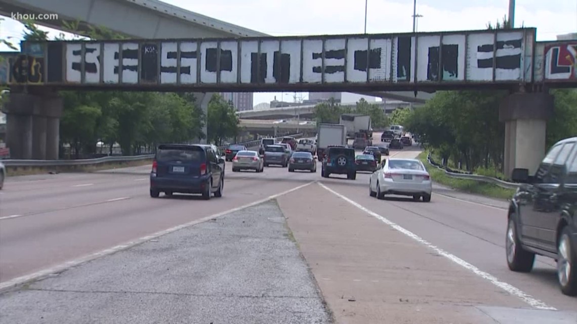 Meet the college students behind the new 'Be Someone' graffiti | khou.com