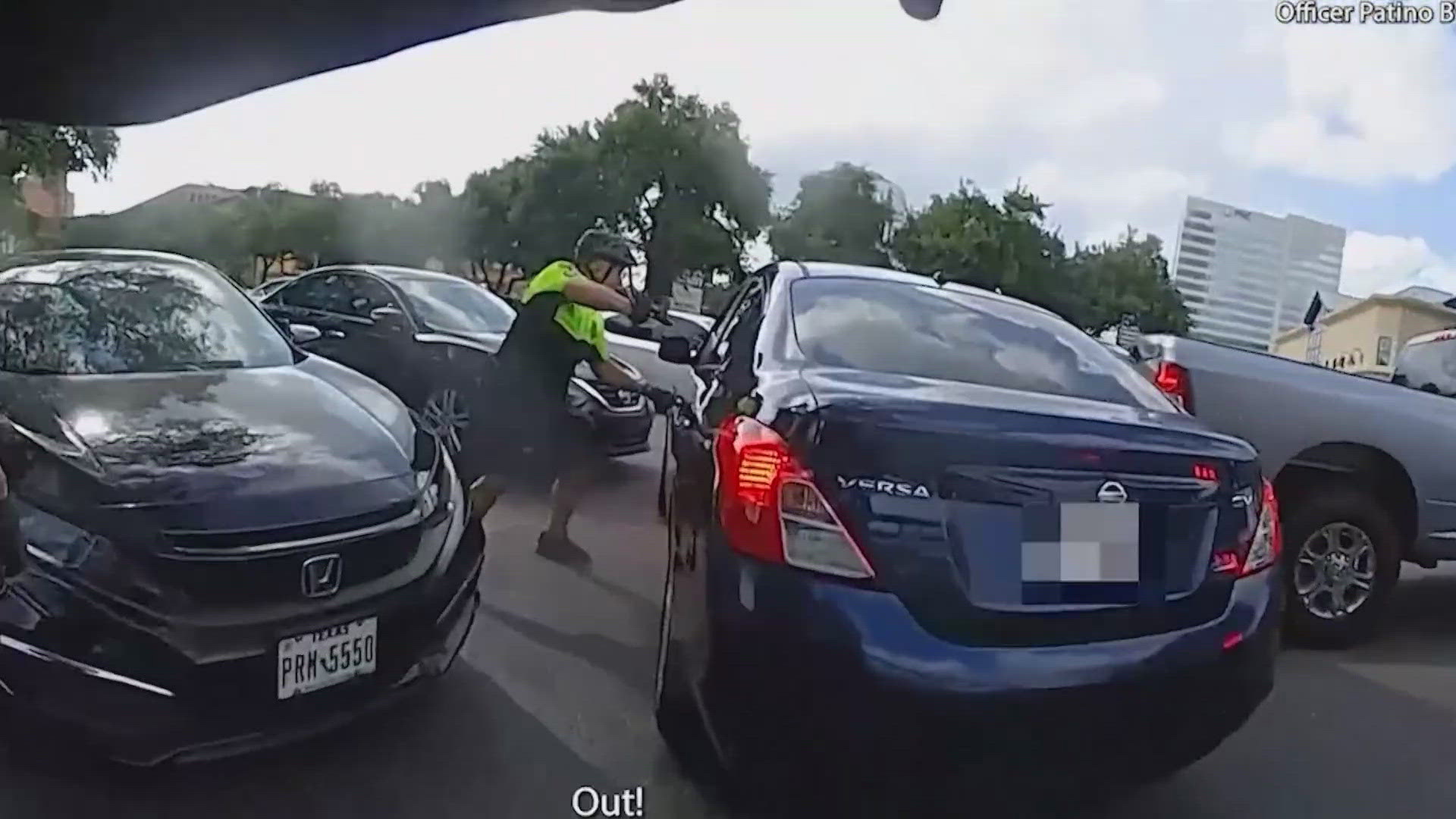 Police release footage after officer hit by car, suspect shot during ...