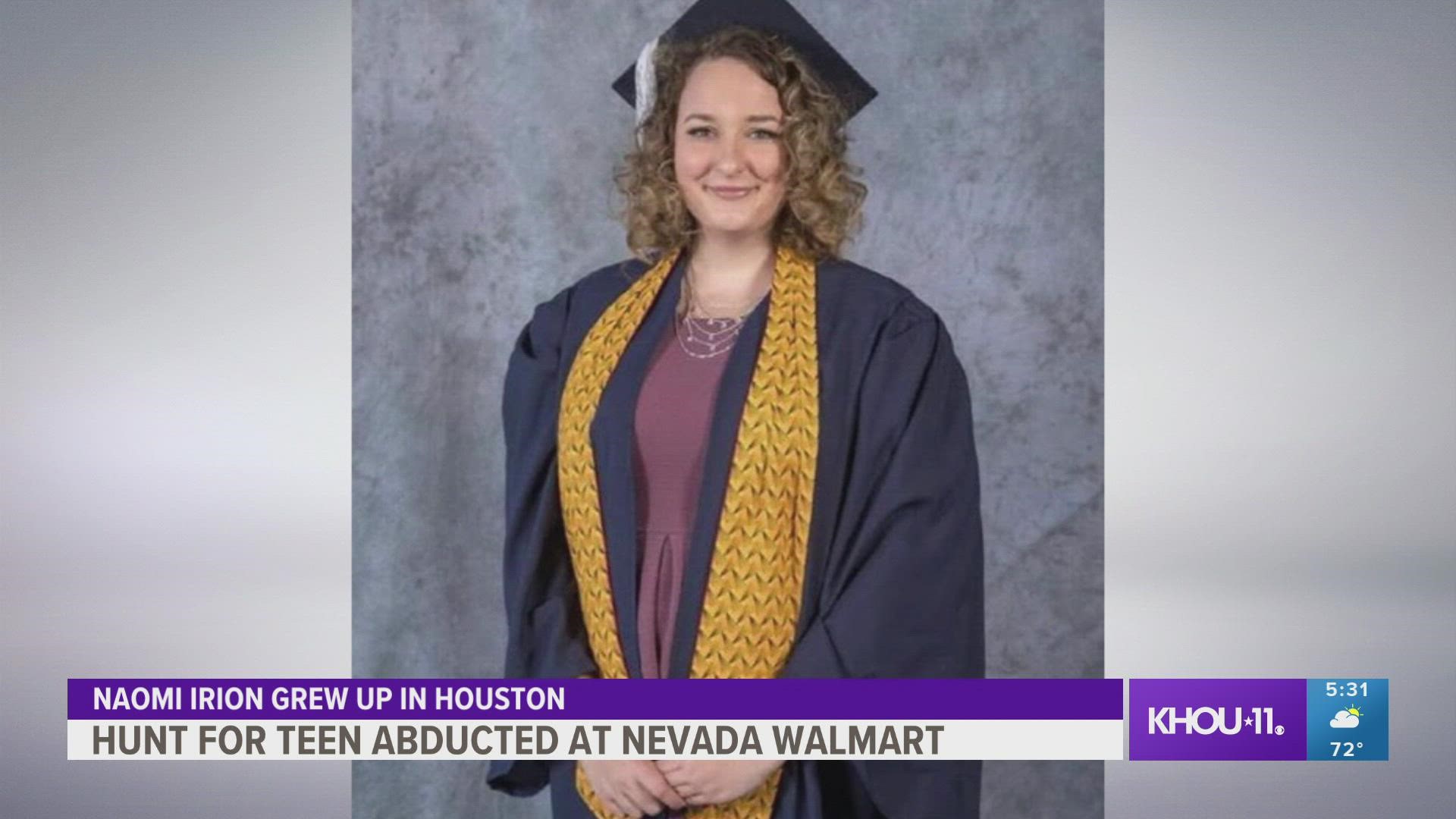 Naomi Irion missing in Nevada; believed to be abducted at Walmart ...