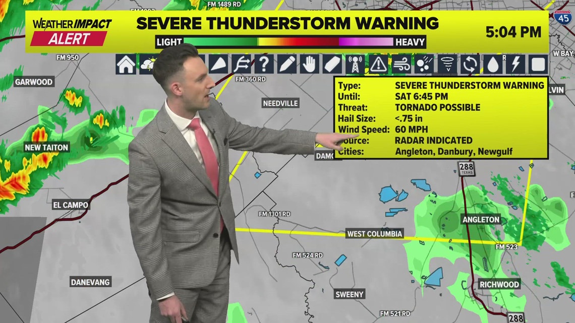 6:20 p.m. weather update: Meteorologist Pat Cavlin is tracking strong ...
