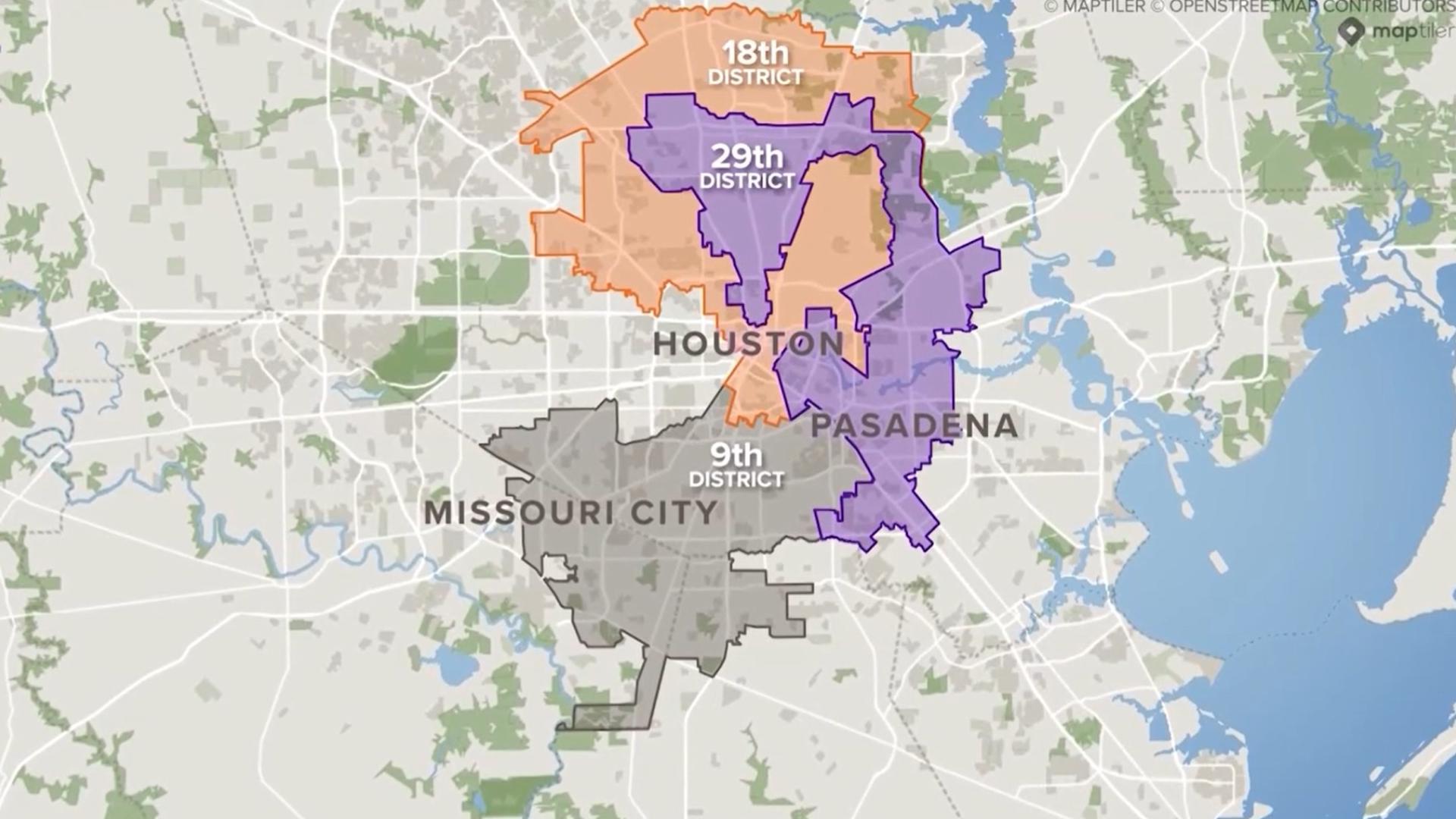 Proposed Texas redistricting maps shift Houston district lines | khou.com