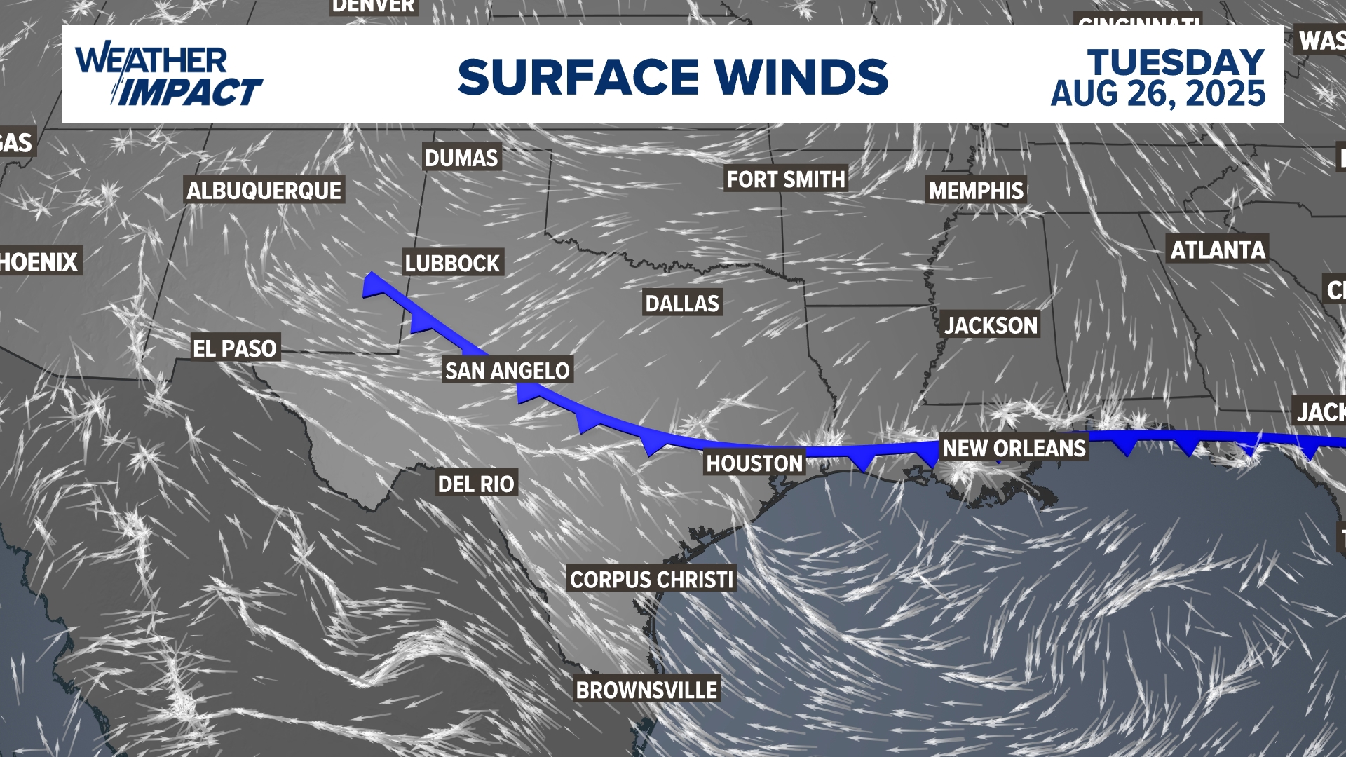 Rare August cold front may miss Houston while cooling much of the U.S ...