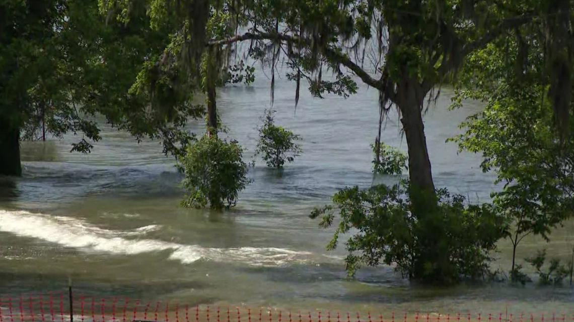 Polk County Mandatory Evacuations Along Trinity River