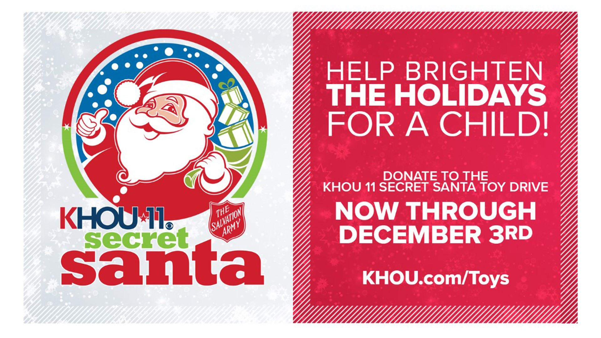 KHOU 11, The Salvation Army Secret Santa Toy Drive | khou.com