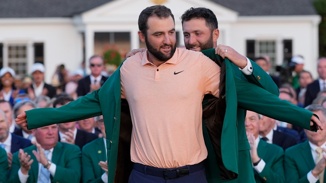 Texan Scottie Scheffler wins second Masters green jacket | khou.com
