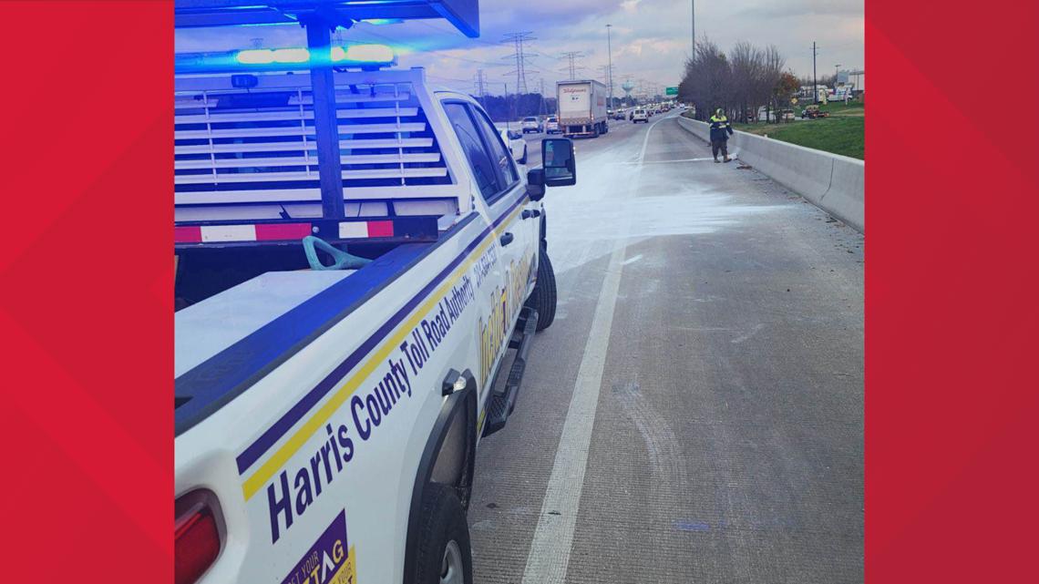 Pct. 4: Beltway 8 hazmat cleanup in north Harris County | khou.com