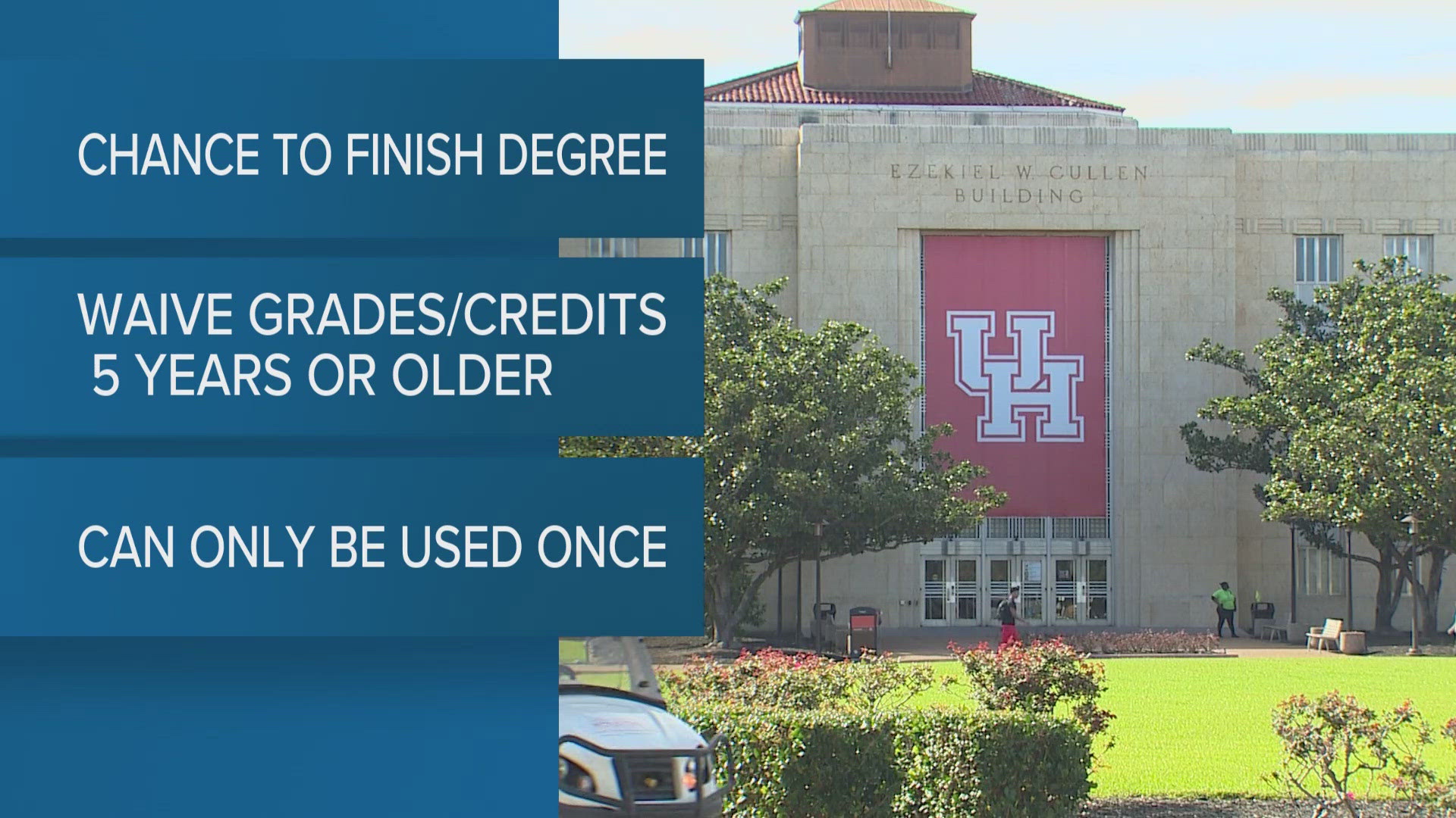 University of Houston adopts new academic fresh start policy | khou.com