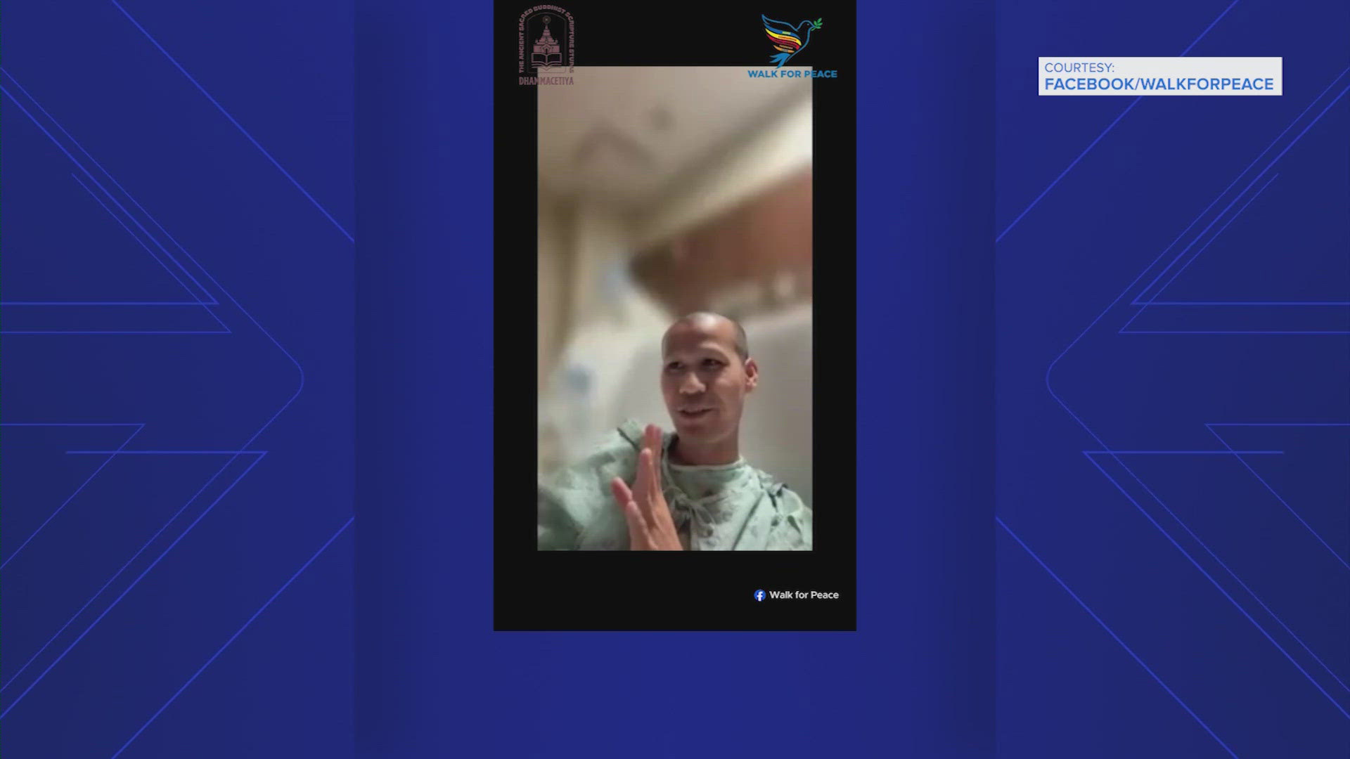 Buddhist monk has leg amputated after being hit by truck in Liberty ...