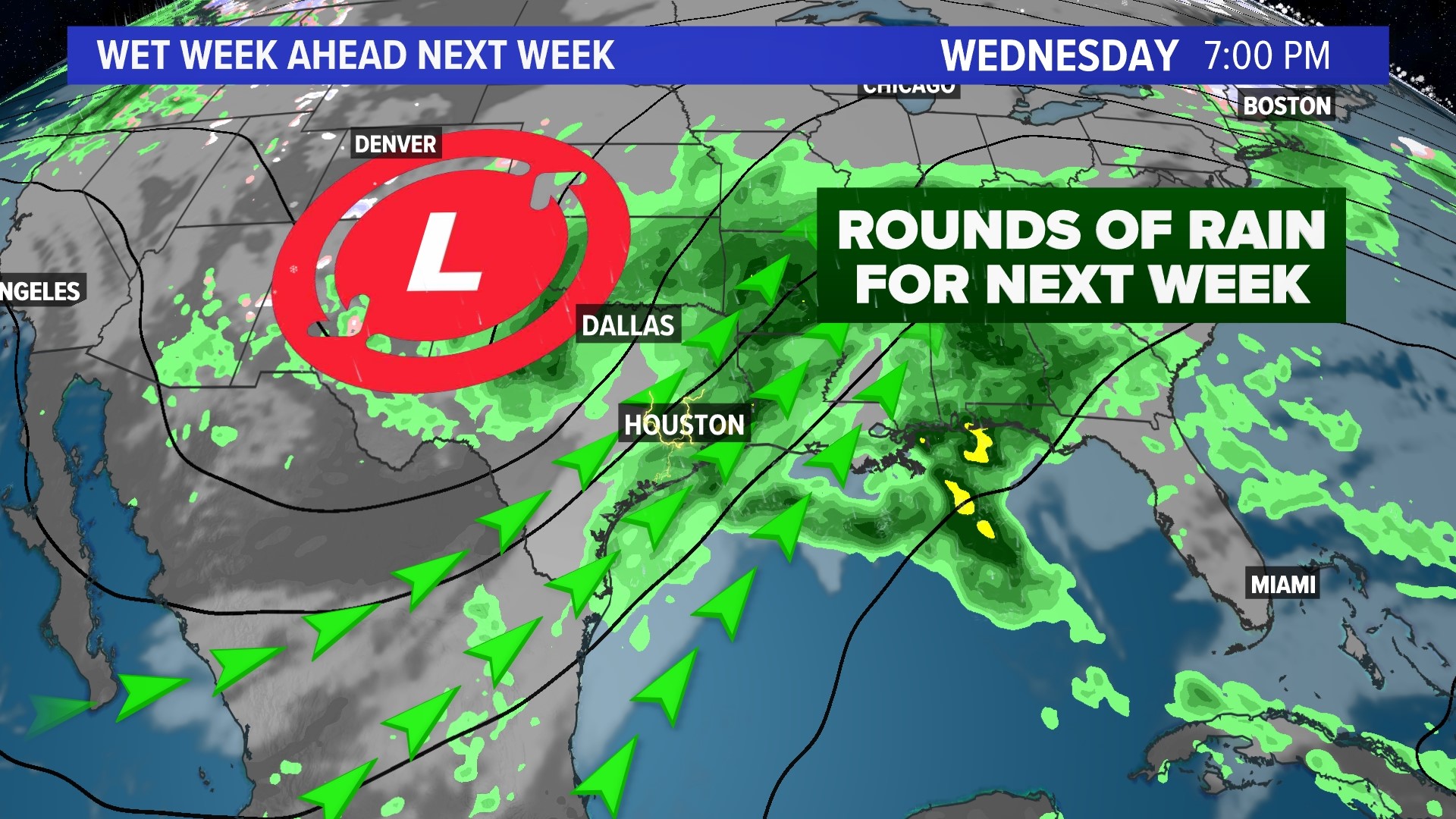 Houston, Texas weather: Heavy rain expected daily next week | khou.com