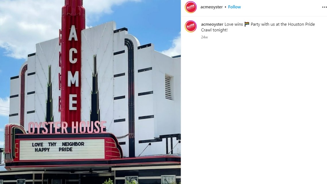 Houston, Texas news: Acme Oyster House closes in Montrose | khou.com