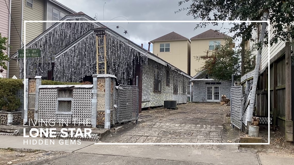 'It’s like a time capsule' | Check out Houston's Beer Can House | khou.com
