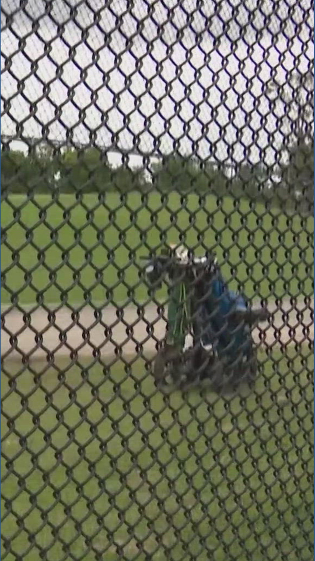 Safety nets installed to protect drivers from stray balls from Gus ...