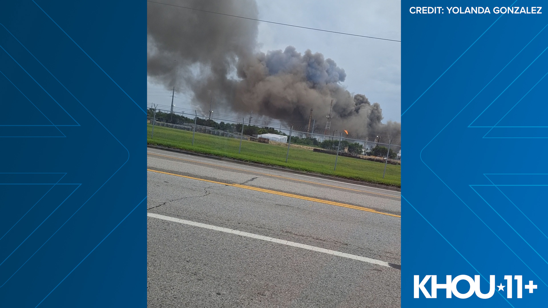 Fire breaks out at Marathon Petroleum refinery in Texas City | khou.com