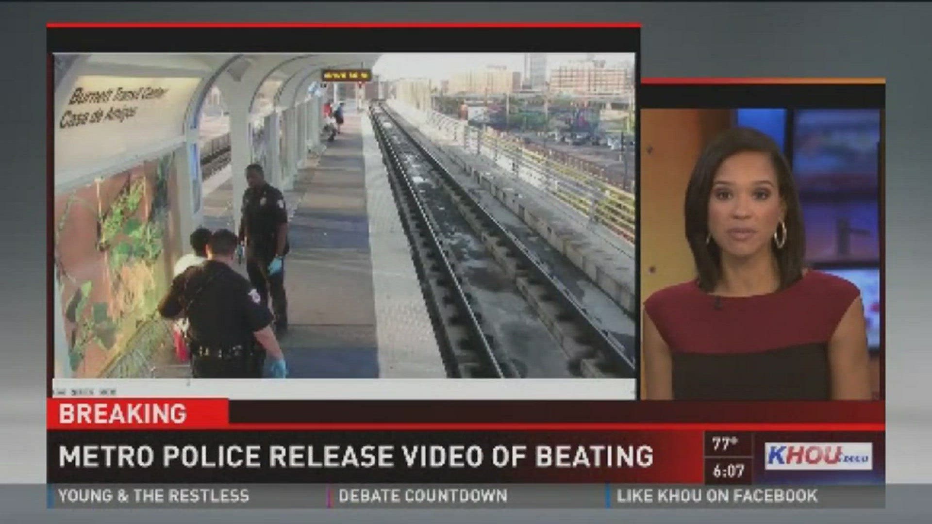 Metro police release video of apparent beating | khou.com
