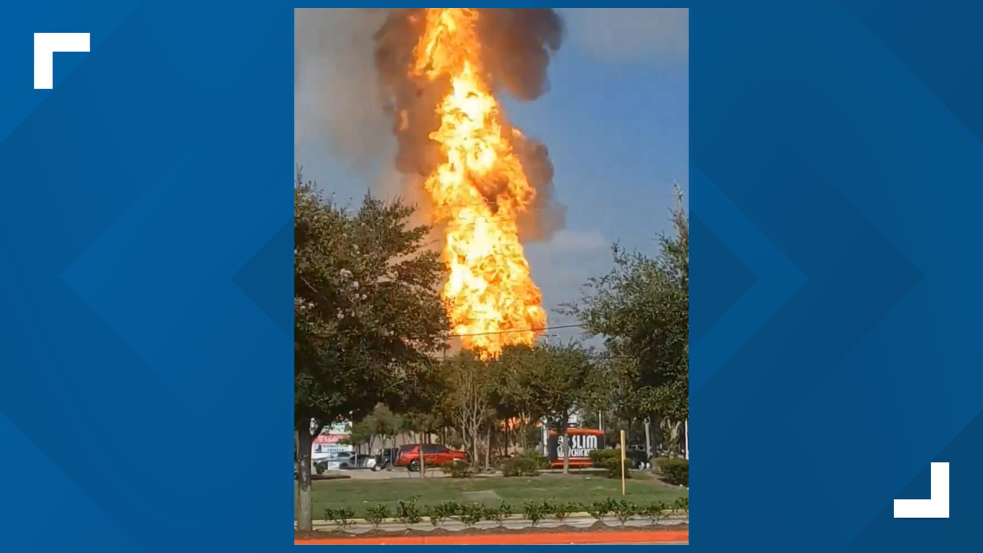 Viewer video of massive Deer Park pipeline fire | khou.com