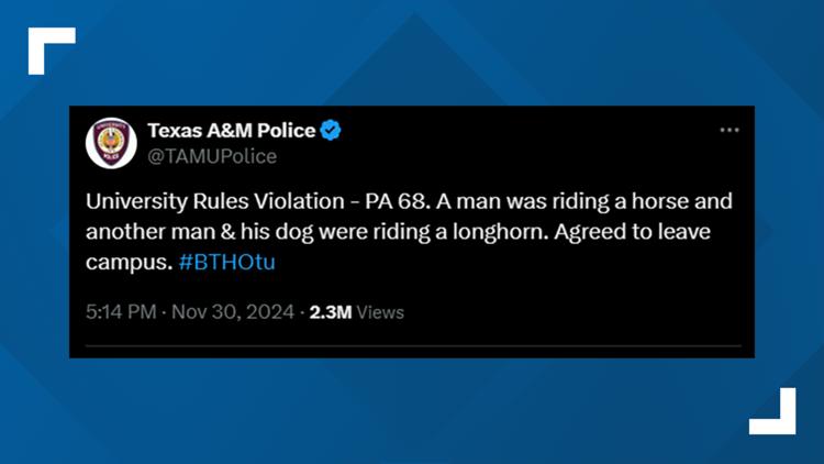 Texas A&M Police posting updates on arrests, incidents | khou.com