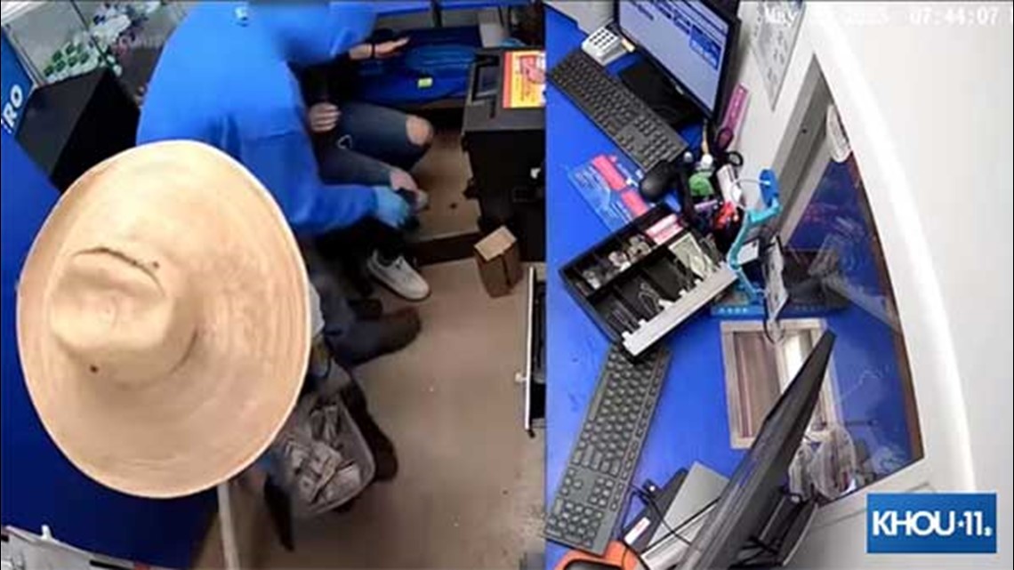 Video shows four suspects in violent robbery of NW Houston meat market ...