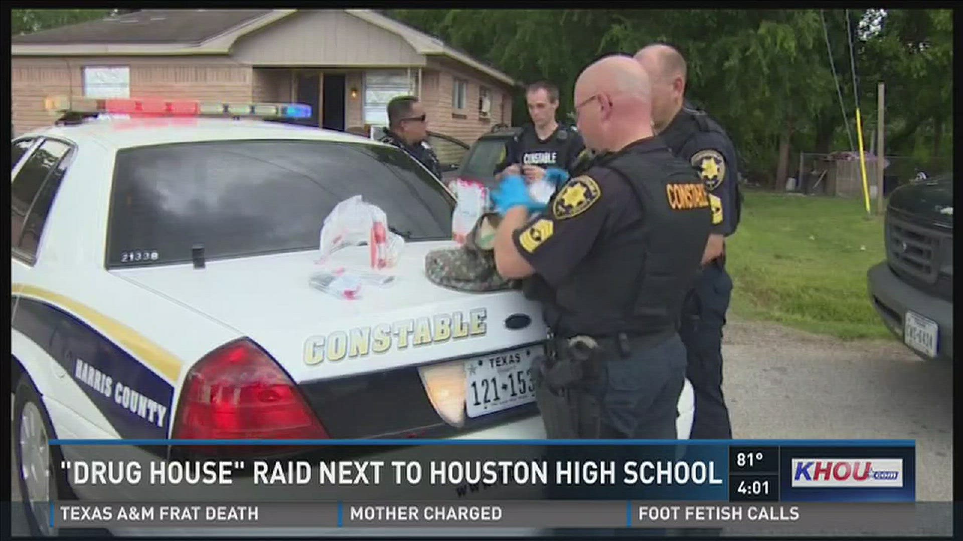 Police raid 'drug house' across from high school | khou.com