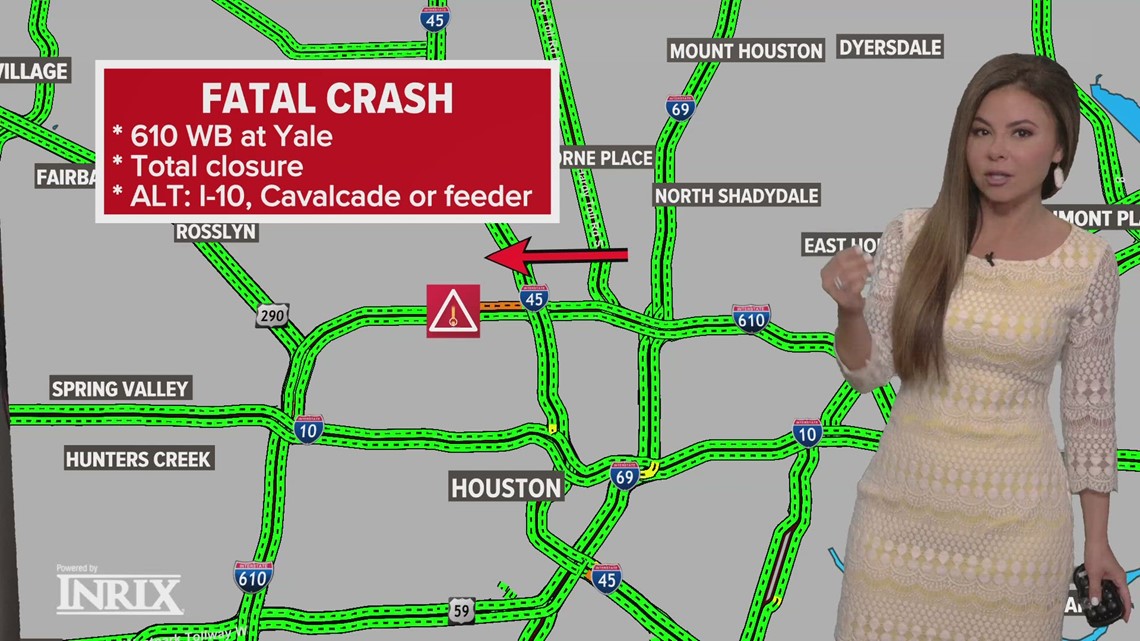 Houston traffic: Deadly crash shuts down 610 North Loop at Yale | khou.com