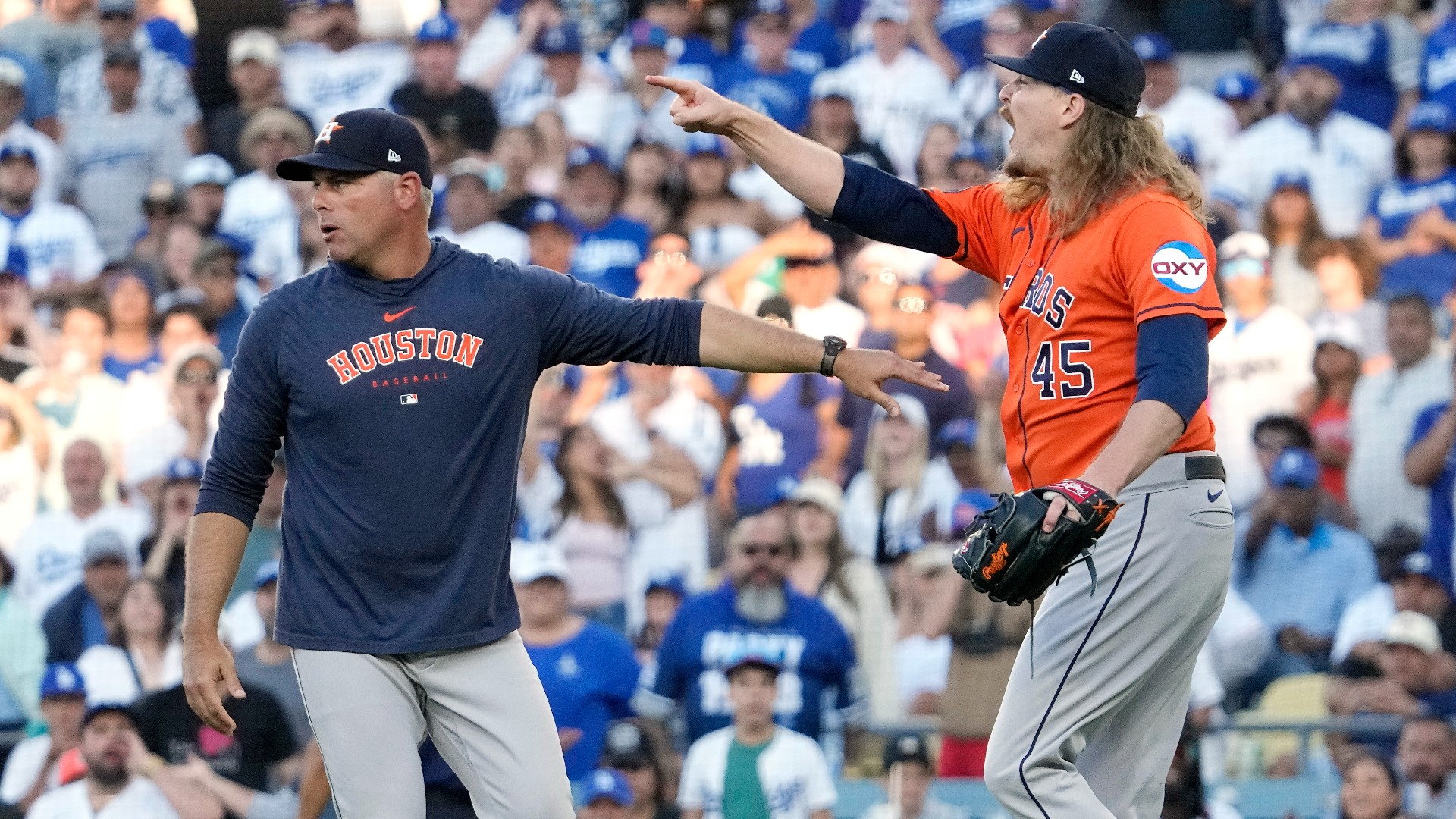 Astros balk: Dodgers, Astros players react to pitcher Ryne Stanek ...