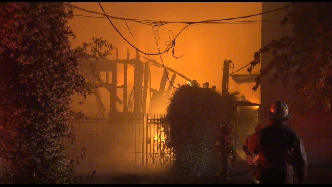 Firefighter injured after building partially collapses during apartment ...