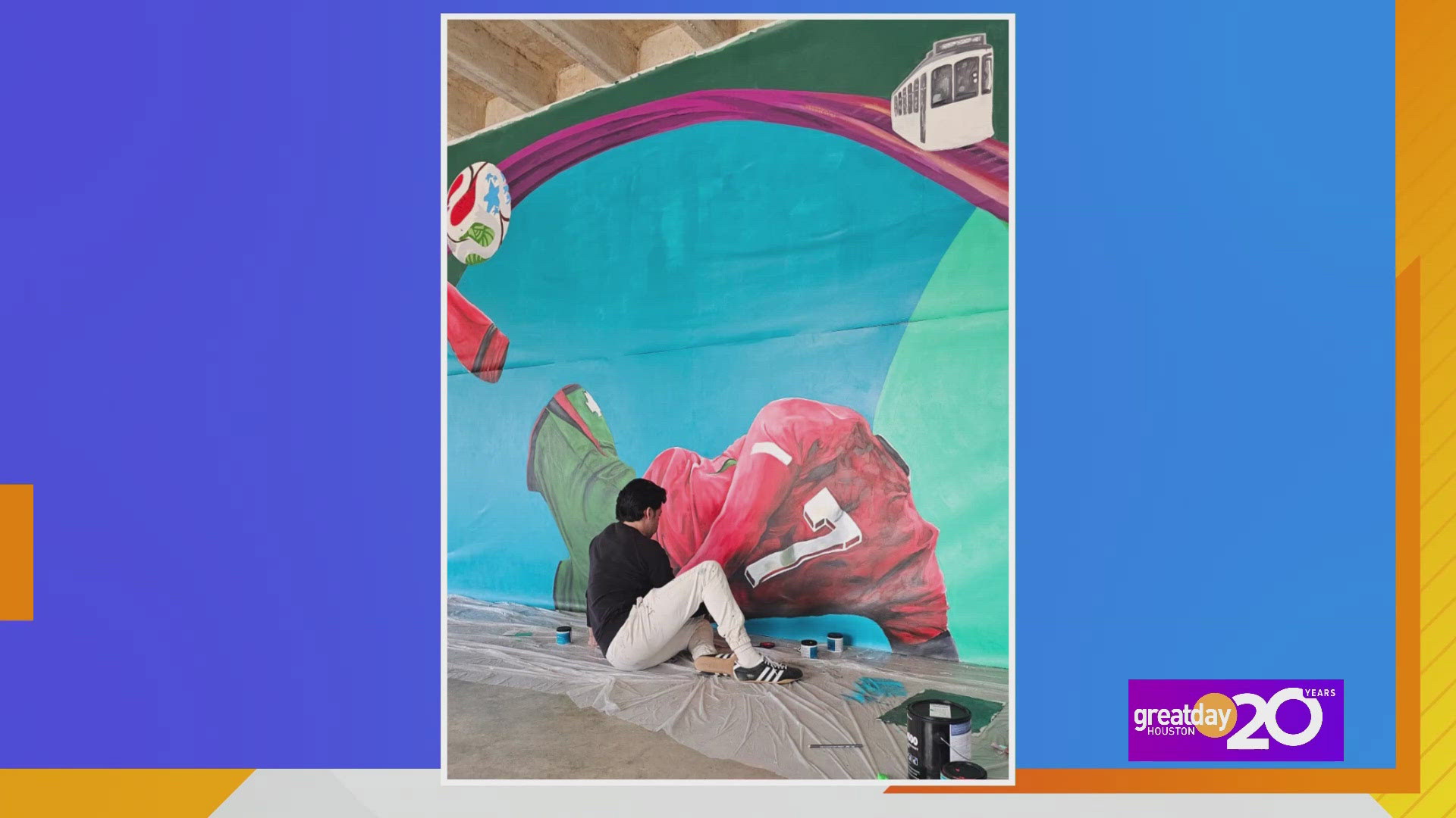 Houston artist Betirri is helping welcome World Cup fans through art ...